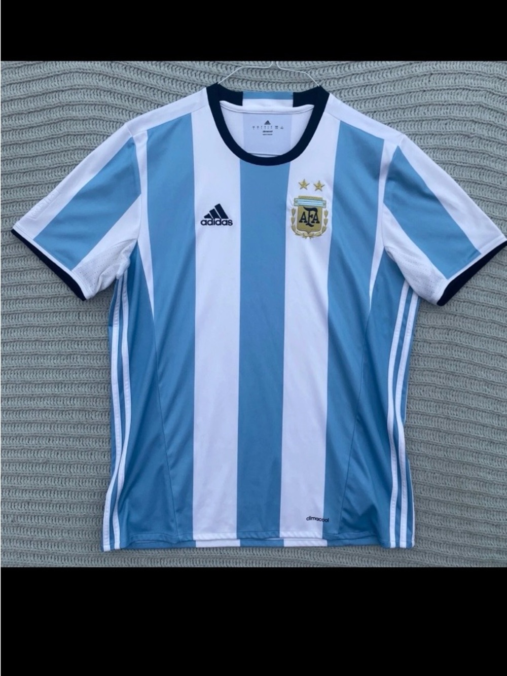 adidas | Shirts | Adidas Argentina Afa 893 Soccer Jersey Mens Large L ...